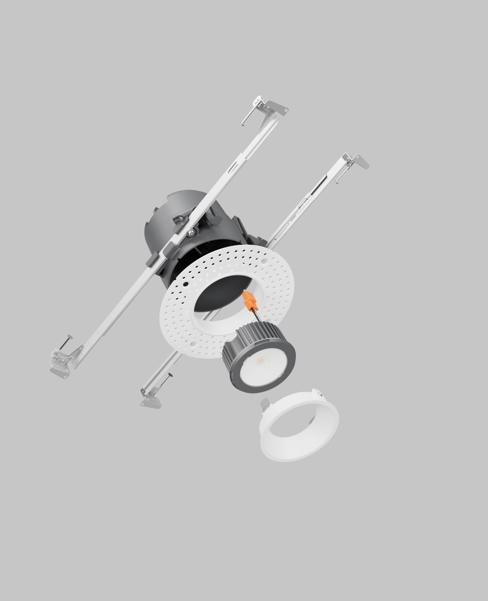 Flangeless Recessed Lighting Kit