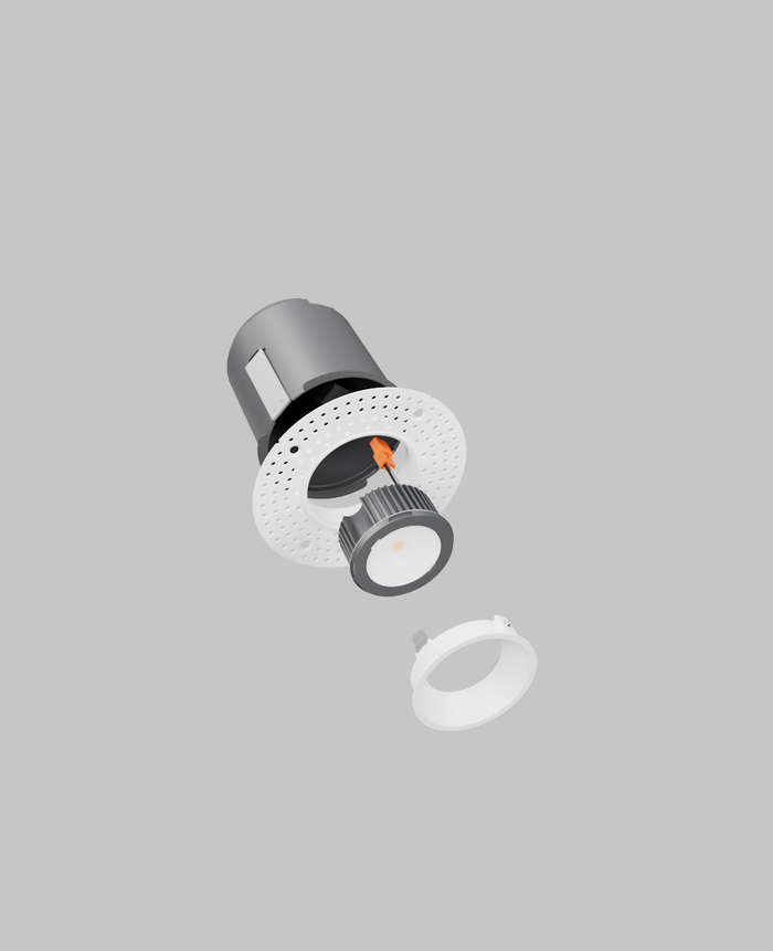 Flangeless Recessed Lighting Kit - Trimless Architectural Design - LUSA